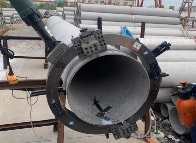 OD Mounted Pipe เครื่องตัดเย็นเครื่องตัดท่อแบบแยกส่วน